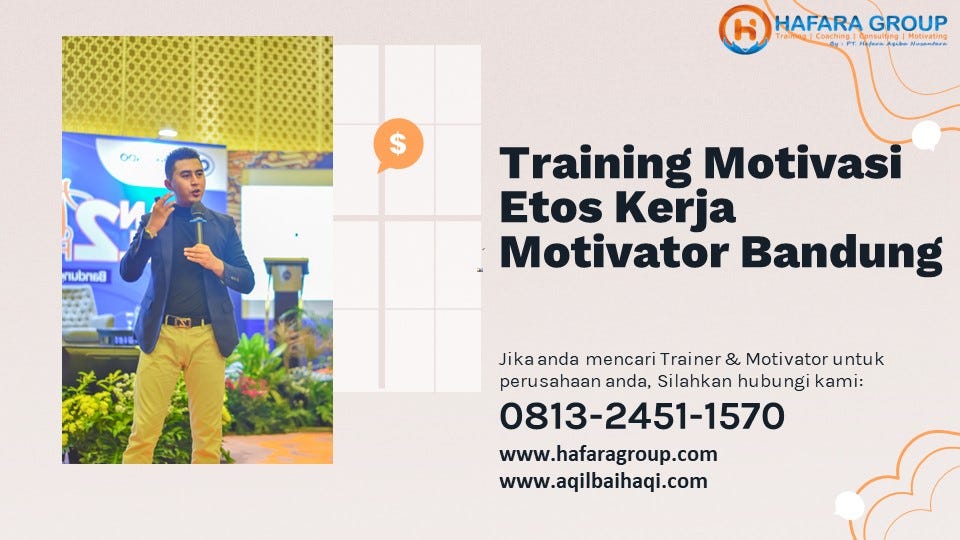 Training Motivasi Etos Kerja Motivator Bandung | by pengembangan sdm ...