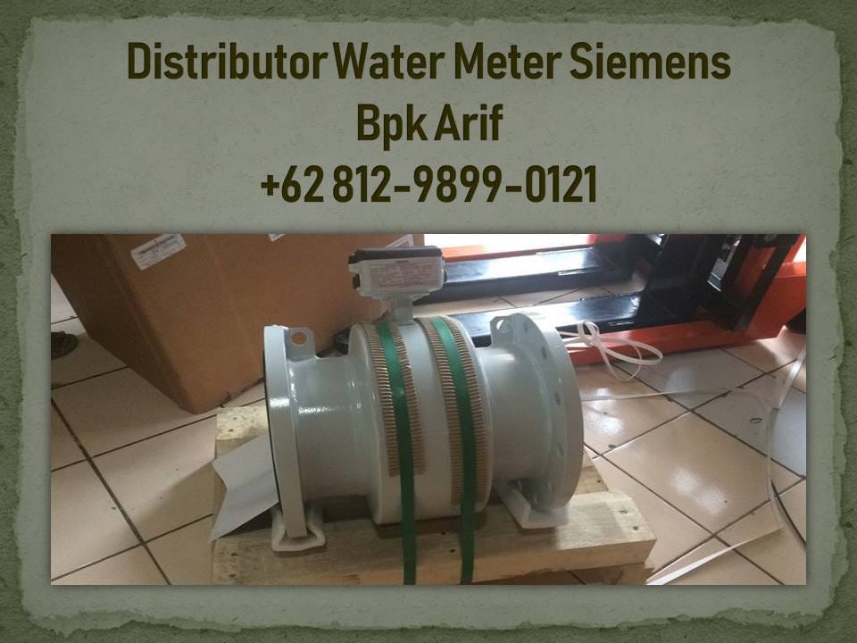 WA +62 812–9899–0121 Distributor Water Meter Siemens PDAM Kab. Lembata ...
