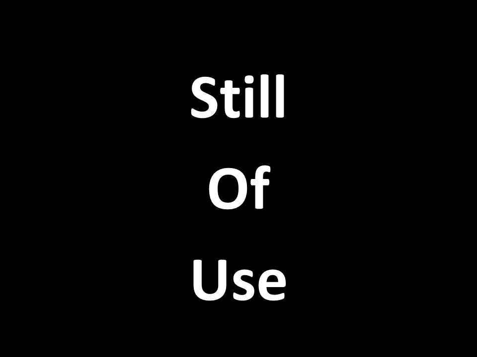 Still Of Use. Use:1) the action of using something or… | by Michele ...