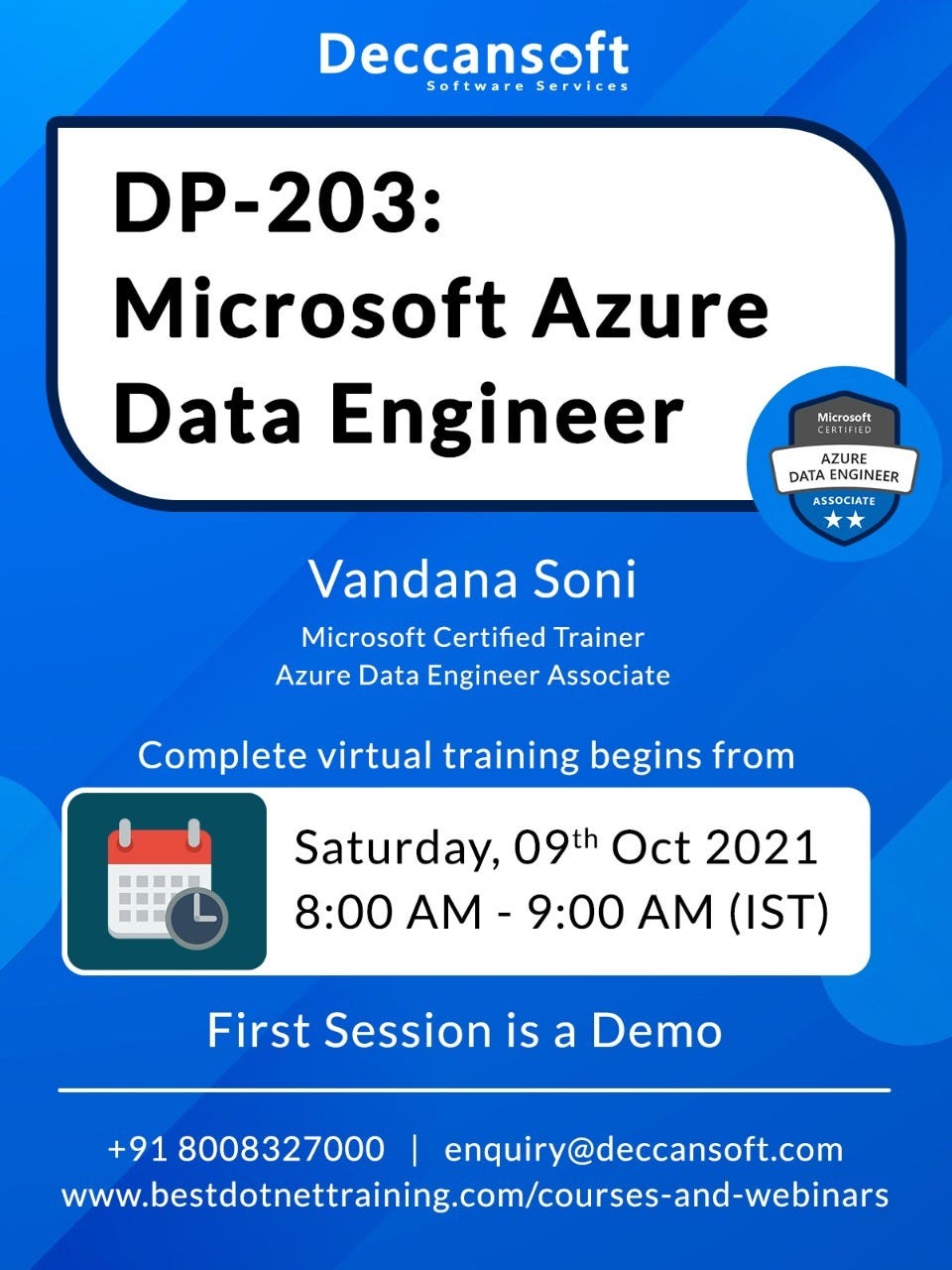 DP-203: Azure Data Engineer LIVE Virtual Training - BestDotNetTraining ...