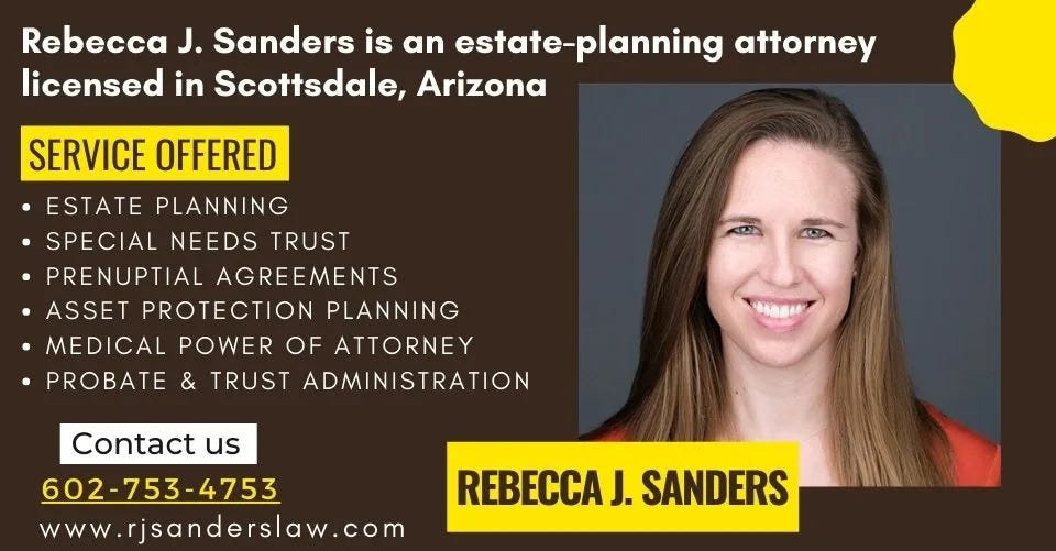 Trust law attorney in Scottsdale - Law Offices of Rebecca J. Sanders ...