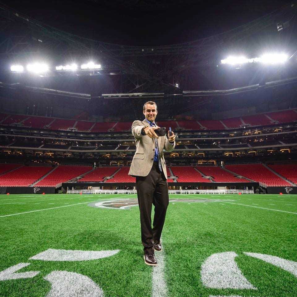 Recent Alumni Check in: Kyle Benzion, Atlanta Falcons Social Media ...