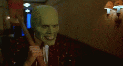 The Mask Smokin Gif Funny