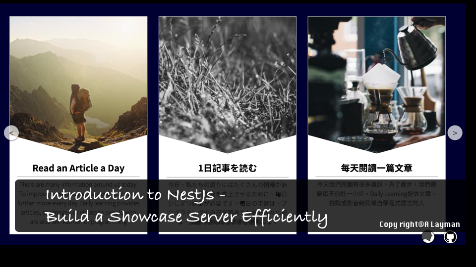 Introduction To Nestjs — Build A Showcase Server Efficiently By Jen Hsuan Hsieh Sean A