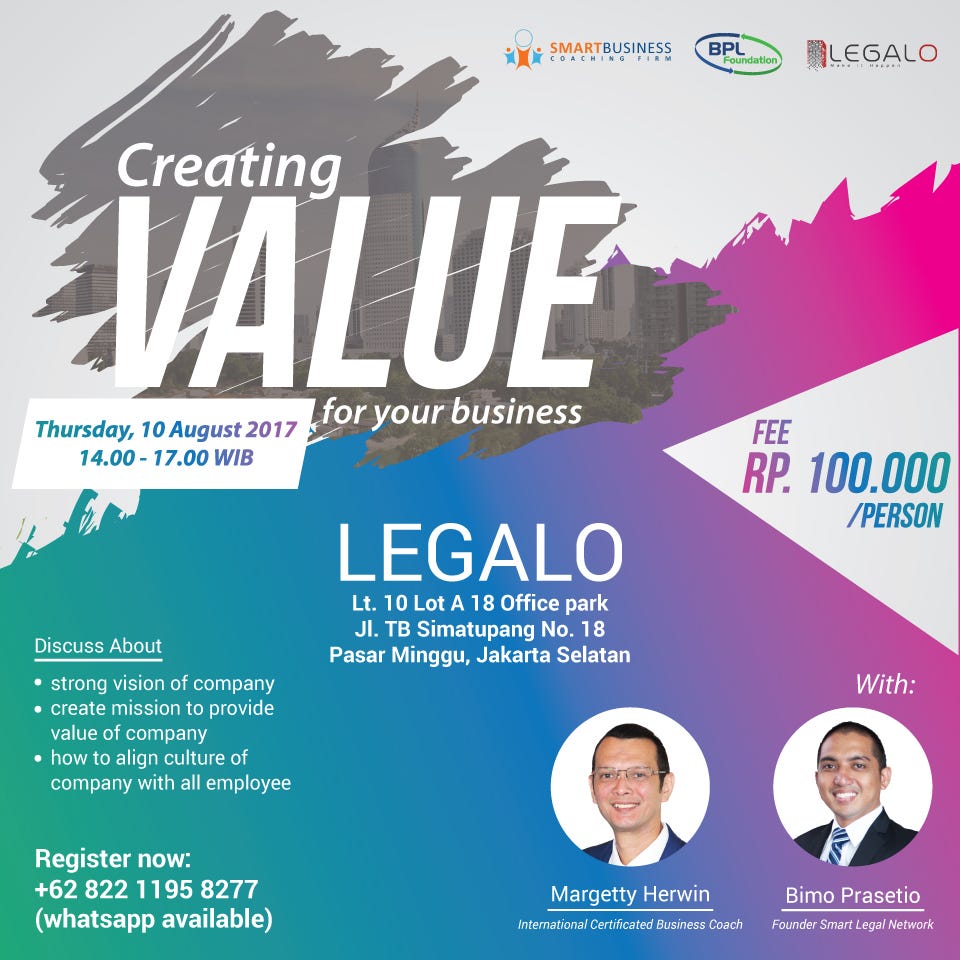 Do you know that to build a strong business needs a clear value? | by Bina Pengetahuan Legal ...