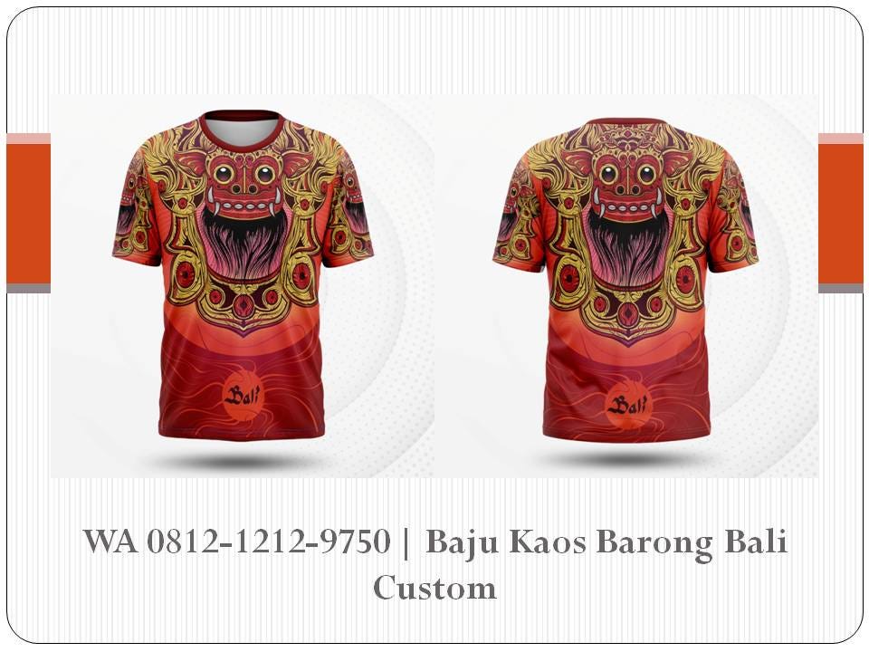 WA 0812–1212–9750 | Baju Kaos Barong Bali Custom | by Baju Custom ...