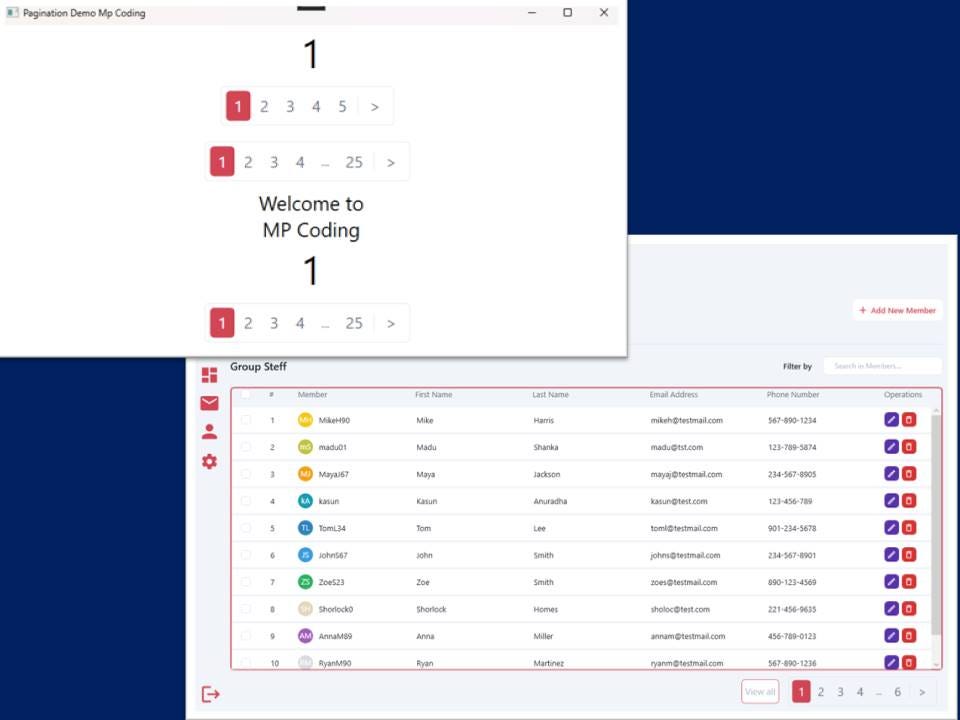 How to Create a Custom Pagination Control Library in WPF & NuGet Package Release | by Madhawa ...