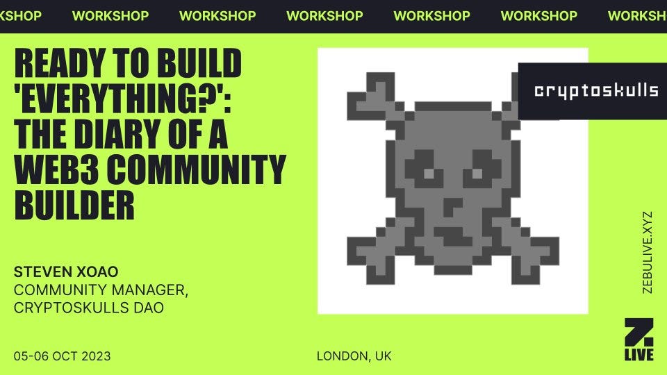 The Diary of a Web3 Builder — Zebu Live London 2023 | by XOAO ...