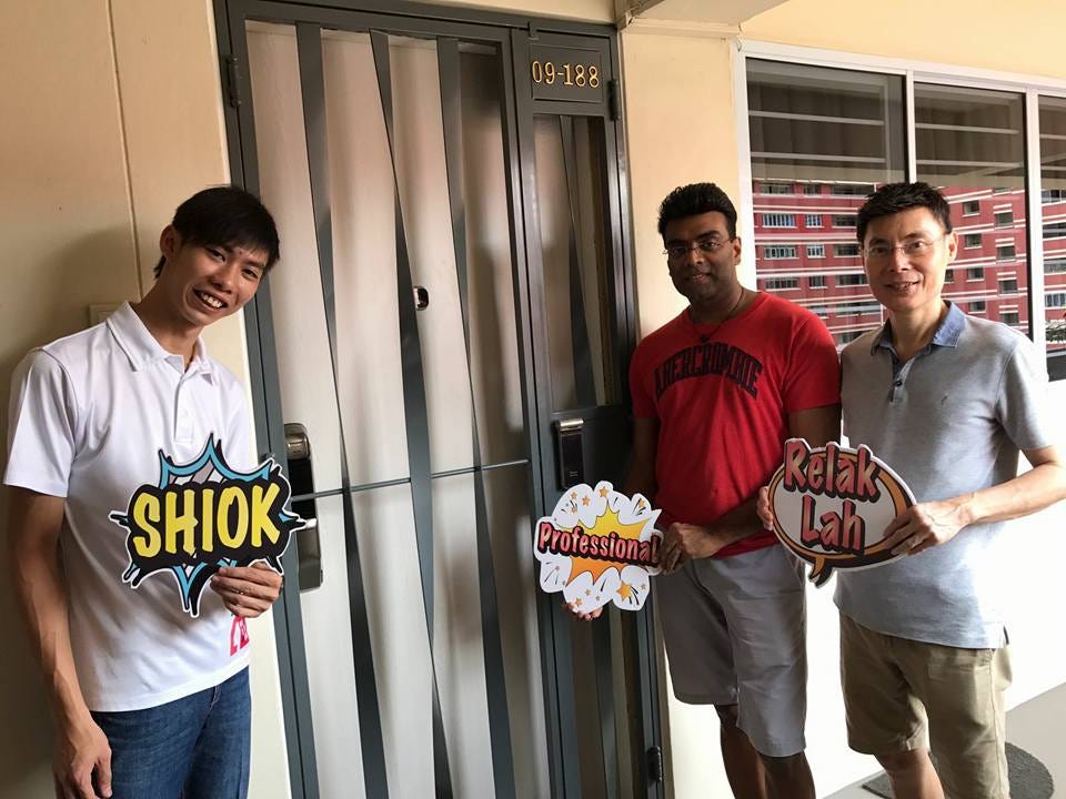 Wei Li completed another hdb fire rated door and gate project in ...