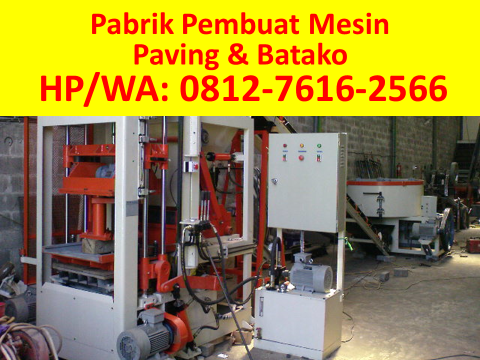 Call: 0812–7616–2566 (Tsel) Distributor Mesin Cetak Paving Makassar ...