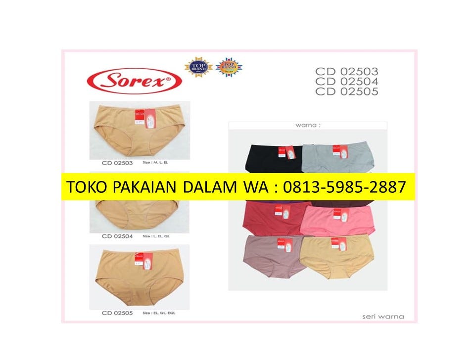SUNDER Pusat Pakaian Dalam Malang Jawa Timur 0813- 5985–2887 (Tsel ) | by Supplier Besar Tally ...