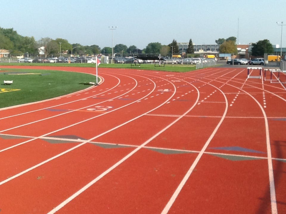 My place. That red oval around the football… | by Ted Eckhardt | Medium