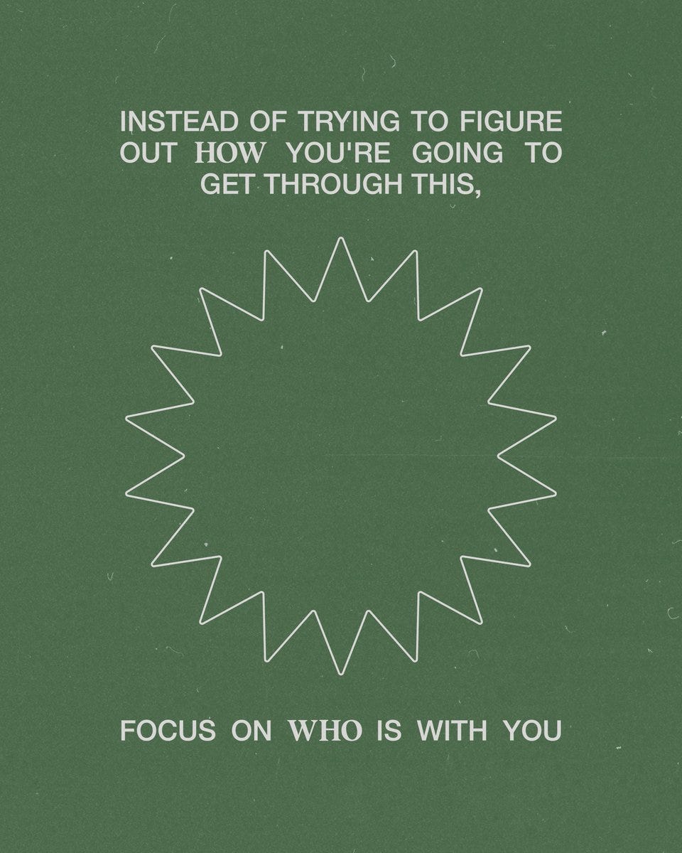 It might just look different this season. But He is still with you. He ...