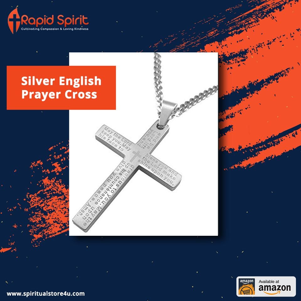 English Lord’s prayer crosses. English Lord’s Prayer Cross Necklace on ...