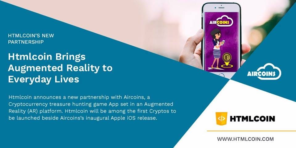 Htmlcoin Brings Augmented Reality to Everyday Lives | by HTMLCOIN ANNOUNCEMENT | Medium