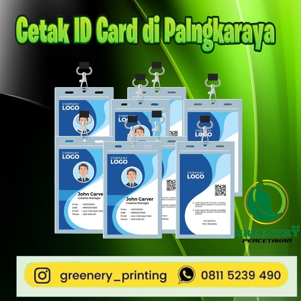 WA 0811 5239 490 Cetak Id Card di Pulang Pisau | by anir Greenery | Medium