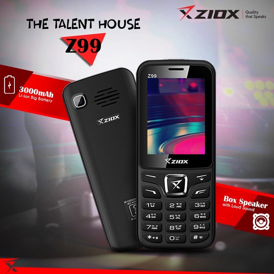 Ziox Z99 | Latest Mobile Phones in India | by Pradeep Jaiswal | Medium