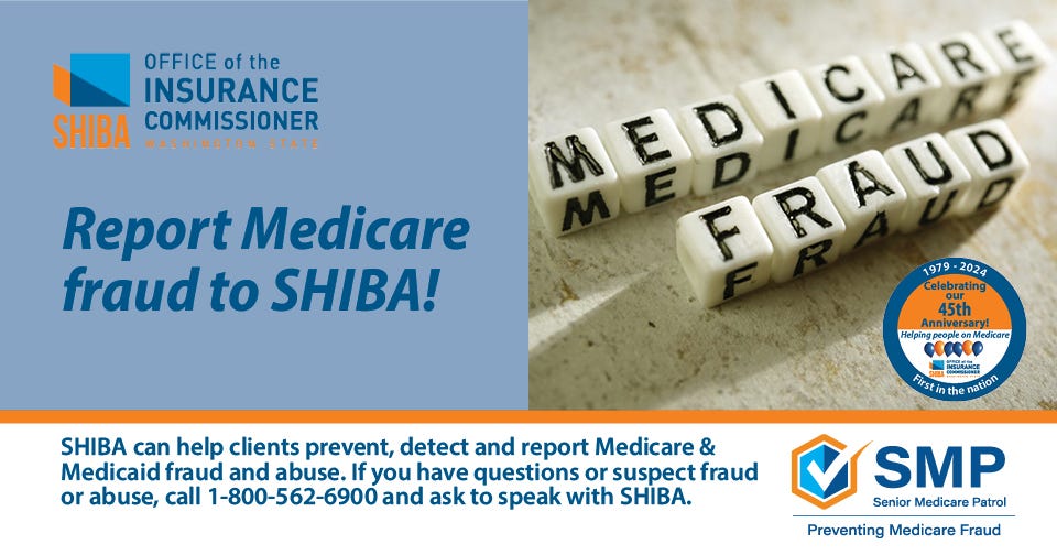 Learning more during Medicare Fraud Prevention Month | by WA State Office of the Insurance ...