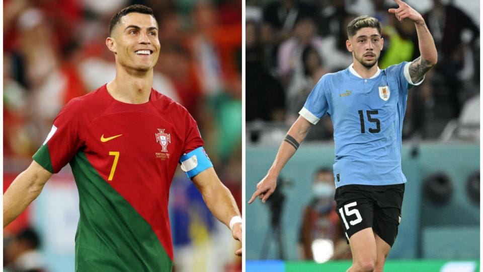 FIFA World Cup 2022:- Portugal vs Uruguay Match Details, Lineups, Prediction and Where to Watch ...