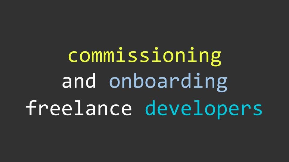 Commissioning and onboarding freelance developers (Germany) | by ...