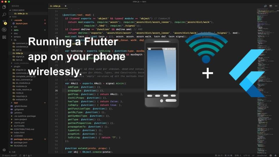 Running a Flutter App on your phone wirelessly. | by Rishabh singh Satya | Medium