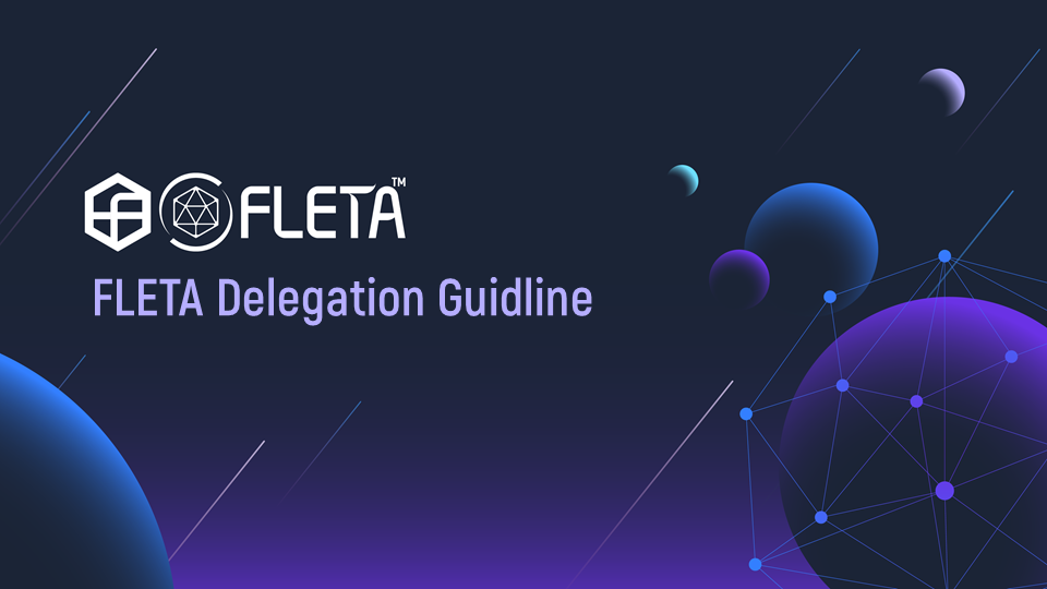 How to Delegate(Stake) FLETA. Please use FLETA Wallet to participate ...