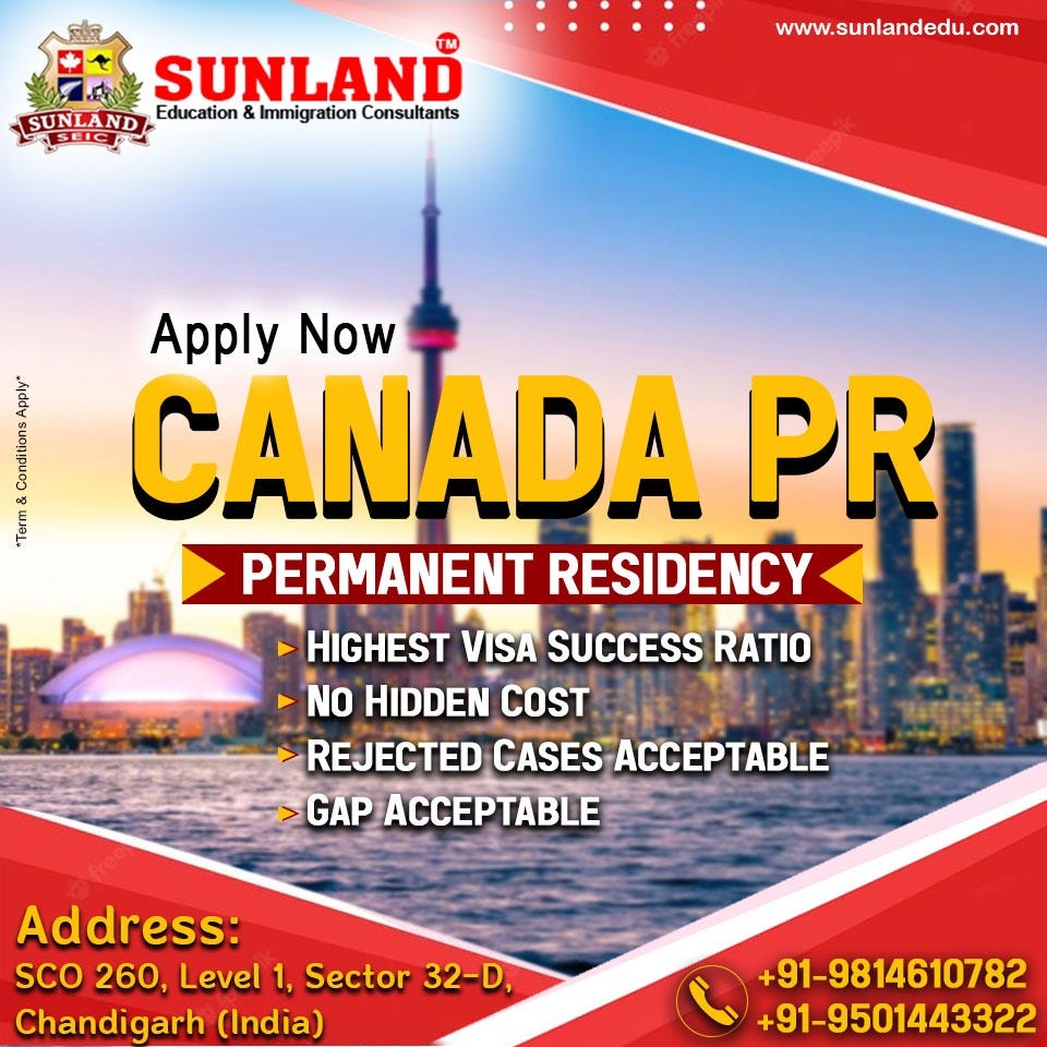 Start your CANADA PR Process Today - Sunland Education & Immigration ...