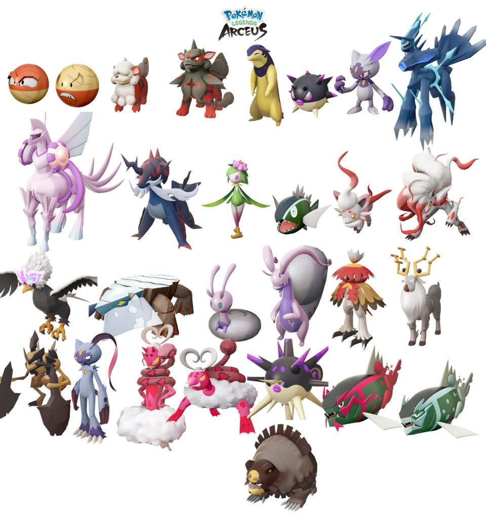 How to get All New Pokémon & Hisuian Forms Locations… | by Benji | Medium