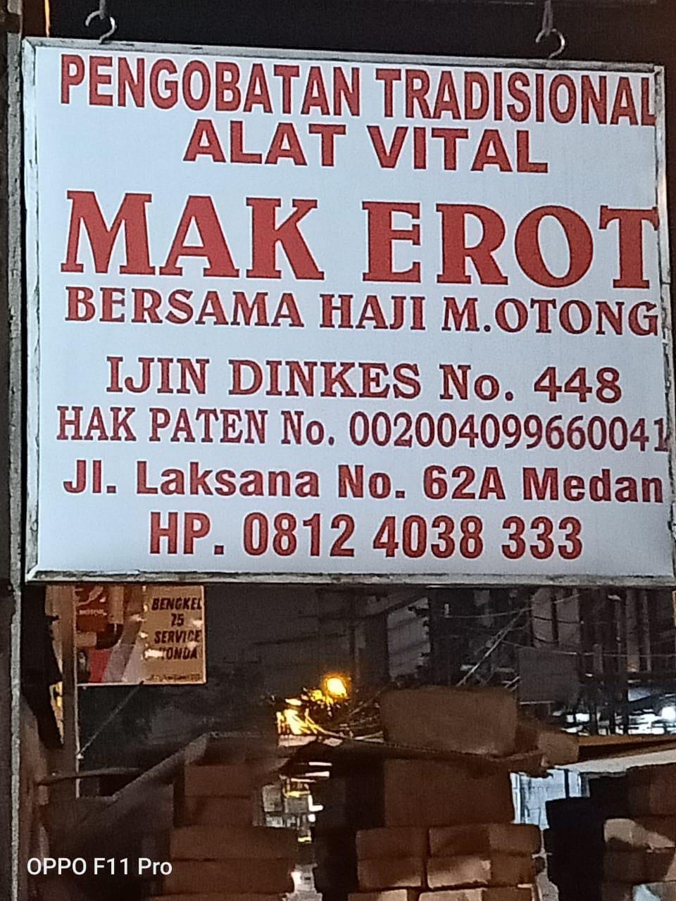 Mak Erot salah satu pakar terapi alat vital - bpk haji M otong - Medium
