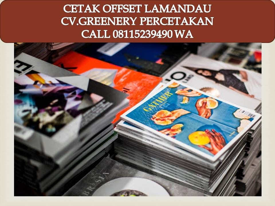 TERMURAH Cetak Offset Lamandau di CV Greenery — Percetakan Offset di ...