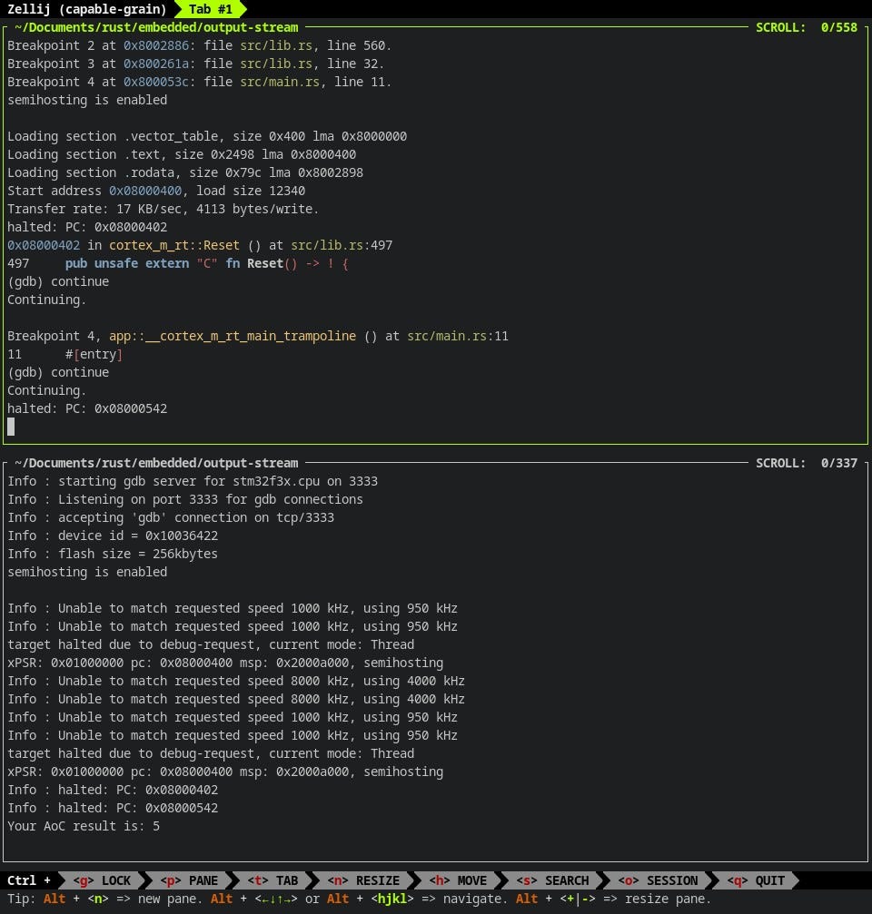 Aoc In Embedded Rust — Setting Up An Output By Mikeyoung Medium 4454