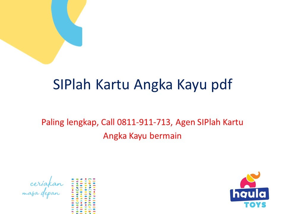 Paling lengkap, Call 0811–911–713, Agen SIPlah Kartu Angka Kayu bermain ...