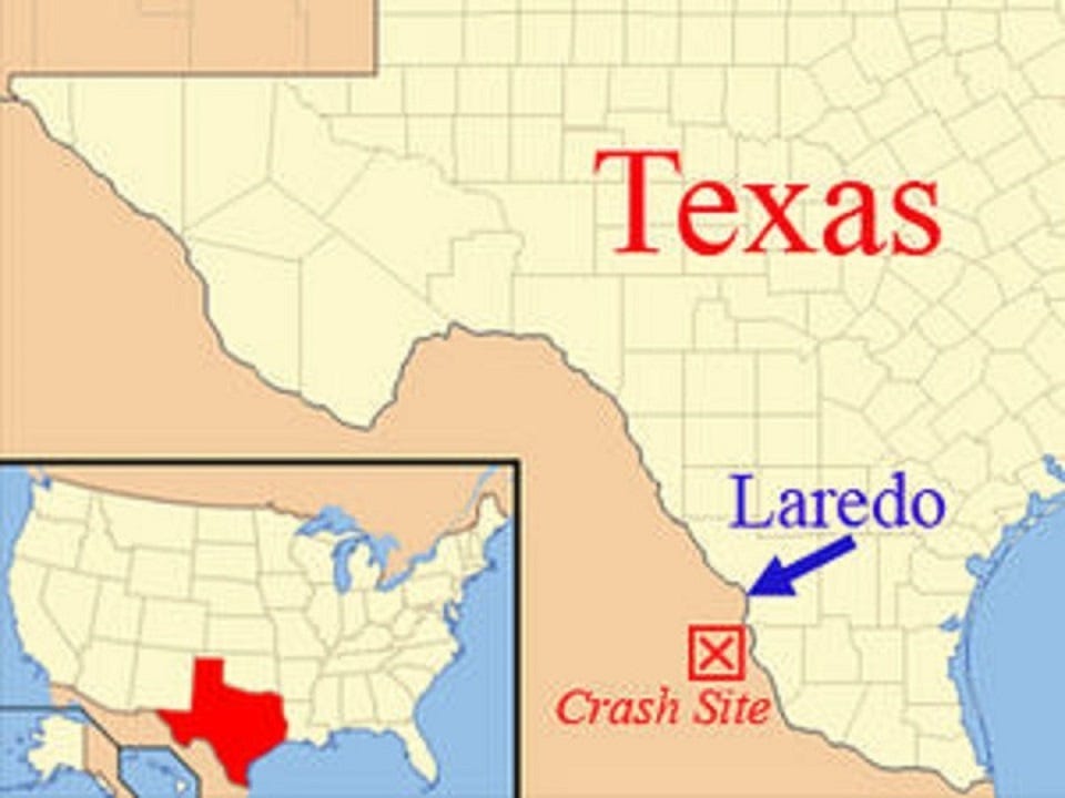 Laredo, Texas UFO Crash. The Laredo, Texas UFO crash is a case… | by ...