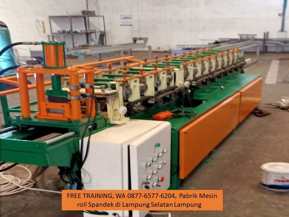 FREE TRAINING, WA 0877–6577–6204, Pabrik Mesin roll Spandek di Lampung ...