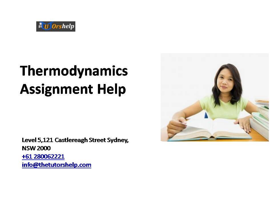 Thermodynamics Assignment Help. Thermodynamics Assignment Help | by Adammaxaleo | Apr, 2024 | Medium
