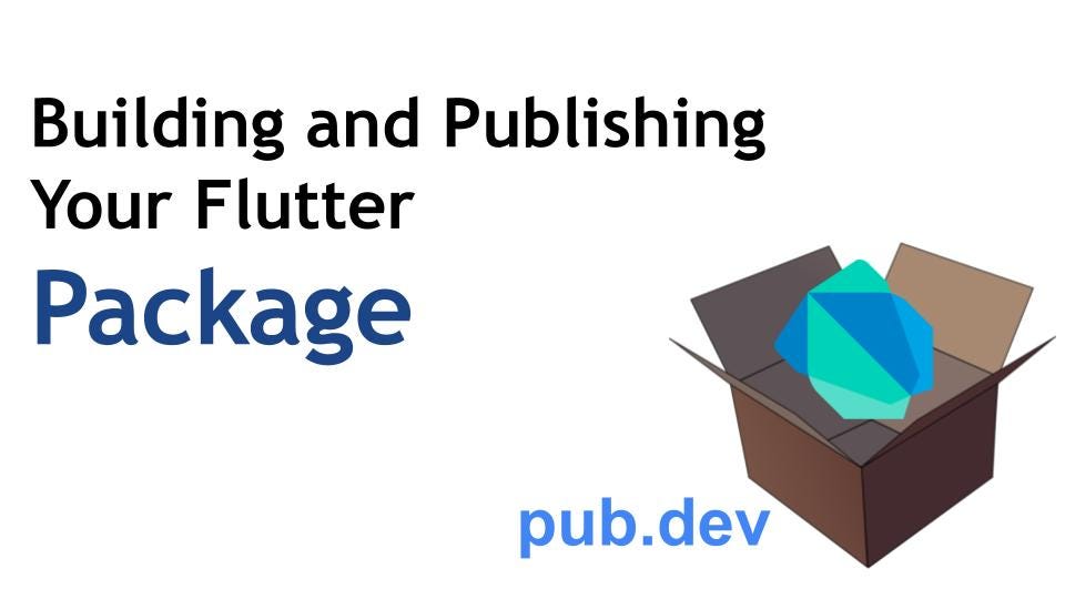 Building and Publishing a Flutter Package | by Rishabh singh Satya | Nov, 2023 | Medium