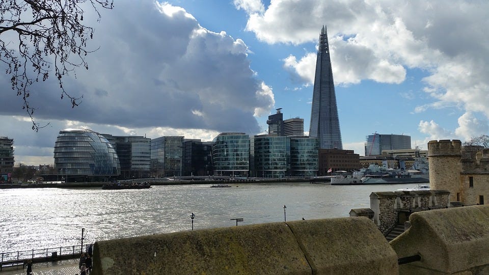 Highest points in Central London. London’s Beauty from Above | by ...