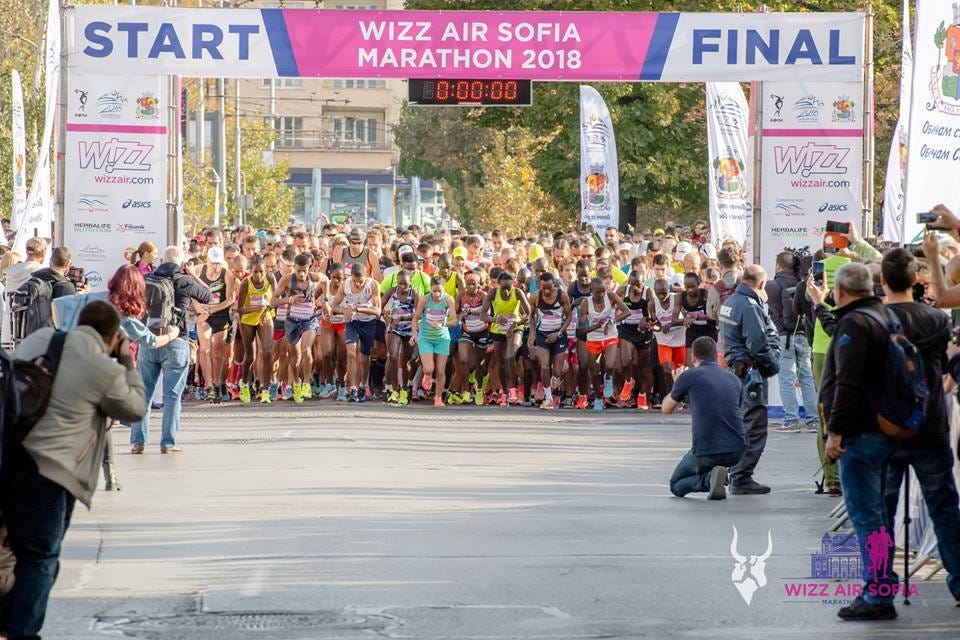 Running at the Sofia Marathon. So, you’re one of those people, who ...