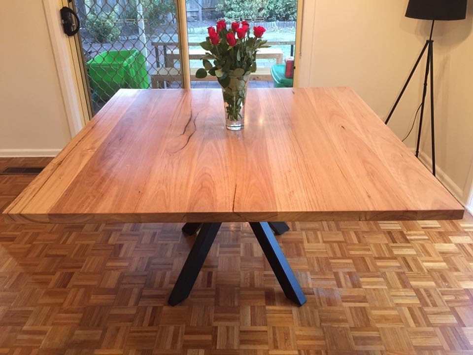 Square Dining Table - Lumber Furniture - Medium