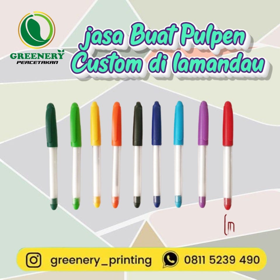jasa Buat Pulpen Custom di pulang pisau hub WA 0811 5239 490 | by ...