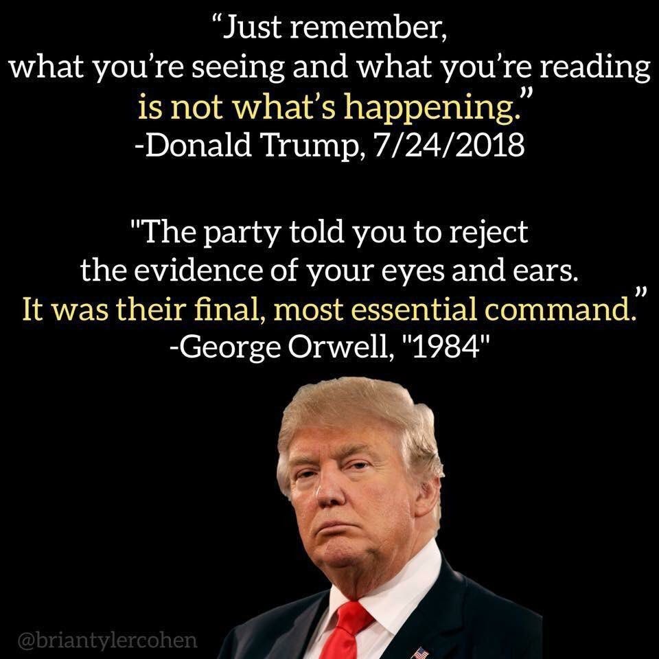 Trump is Driving America on the Road to Orwell’s ‘1984’ | by Barry ...