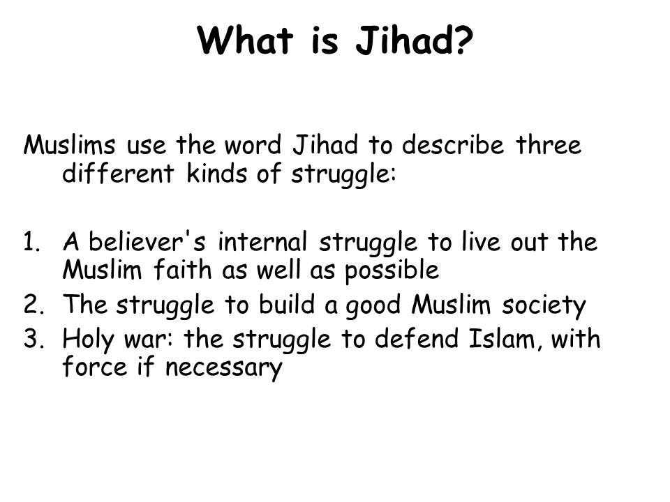 Understanding of Jihad in Islam. As of late, the word jihad has gotten ...