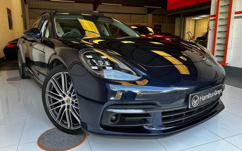 “The Epitome of Luxury: 2017 Porsche Panamera in Midnight Blue Metallic ...
