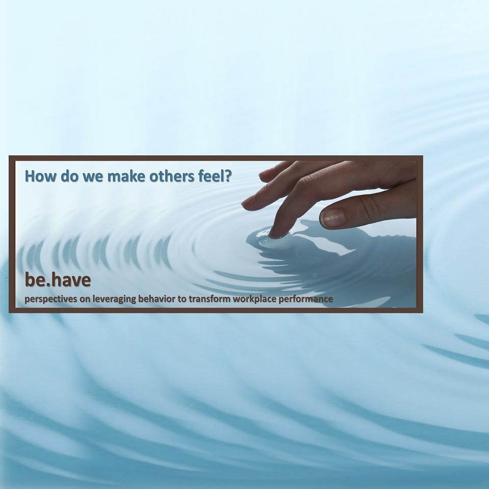 HOW DO WE MAKE OTHERS FEEL? - Jaishankar Balasubramaniam - Medium