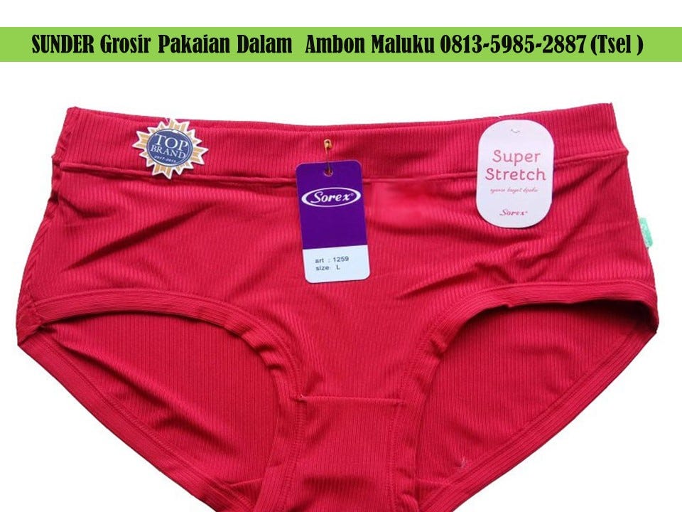 SUNDER Grosir Pakaian Dalam Ambon Maluku 0813–5985–2887 (Tsel ) | by Grosir Pakaian Dalam | Medium