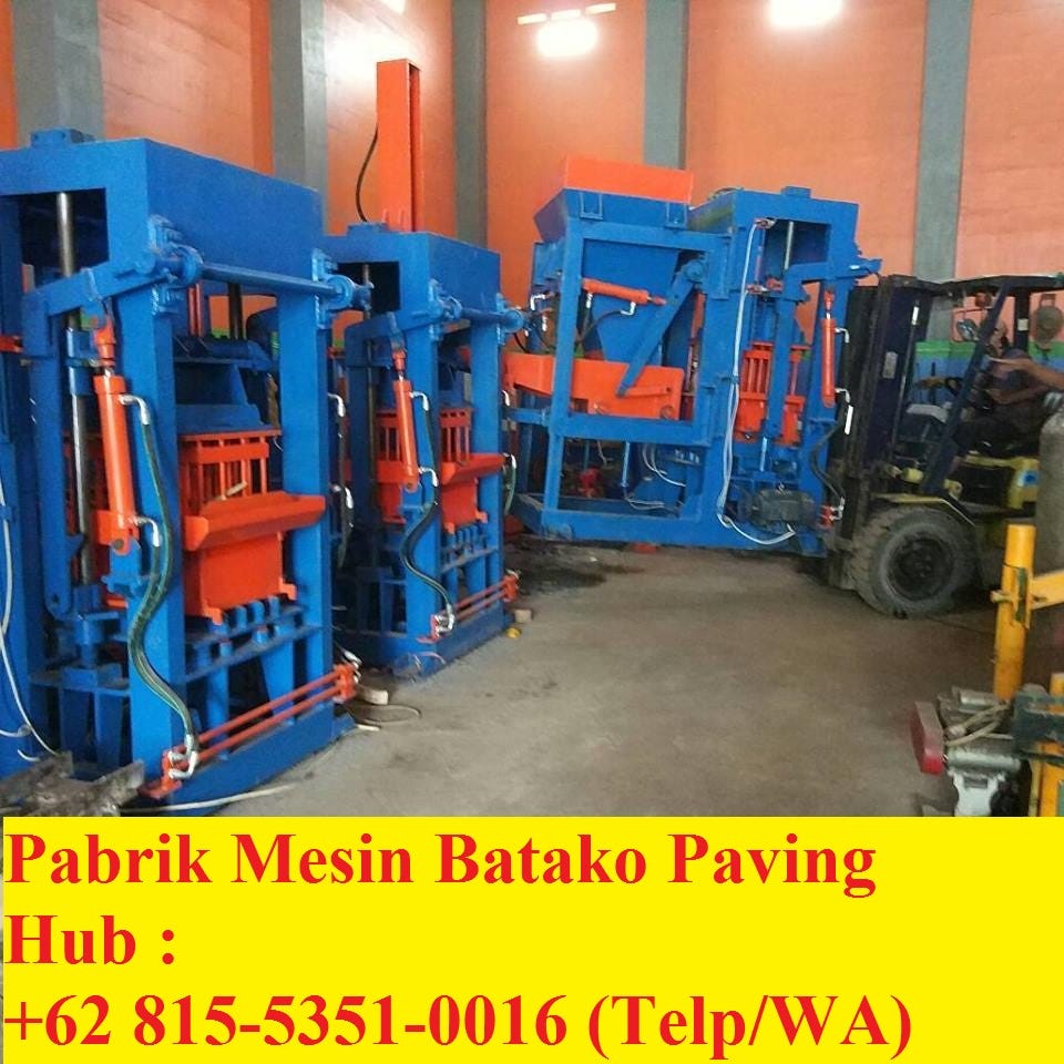 WA +62 815–5351–0016 Harga Mesin Cetak Batako Hidrolik | by ...