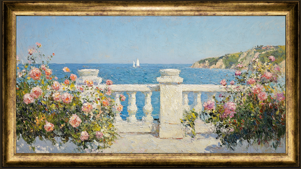 White Balcony by the Sea. I didn’t plan on staying here. | by Flora Art ...