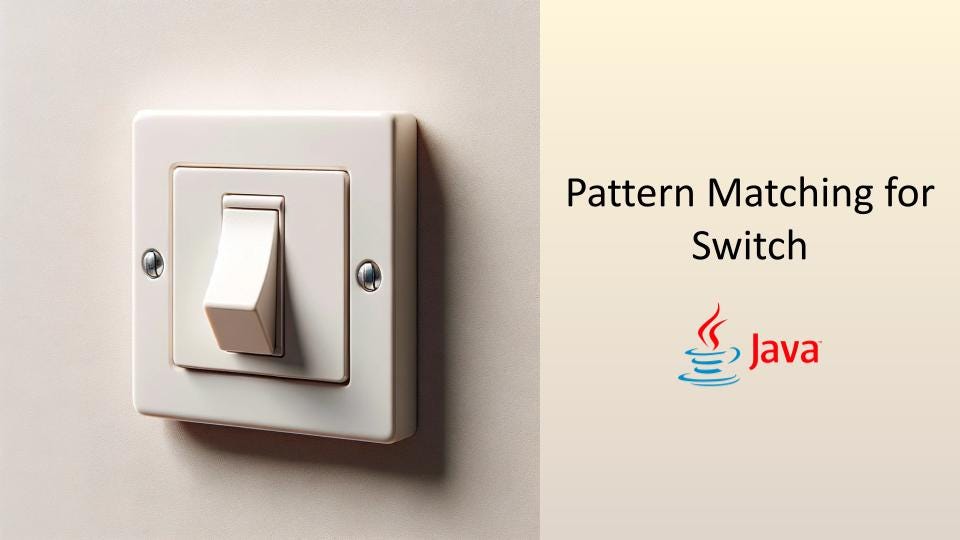 Pattern matching for Switch in Java - Sanjana Rajan - Medium Pattern matching for Switch in Java - Sanjana Rajan - Medium