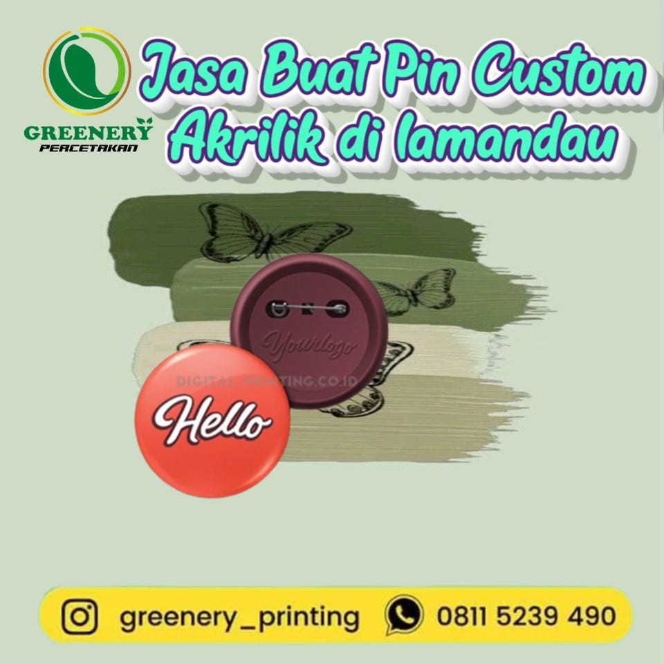 Jasa Buat Pin Custom di Lamandau hub WA 0811 5239 490 | by Selvia | Medium