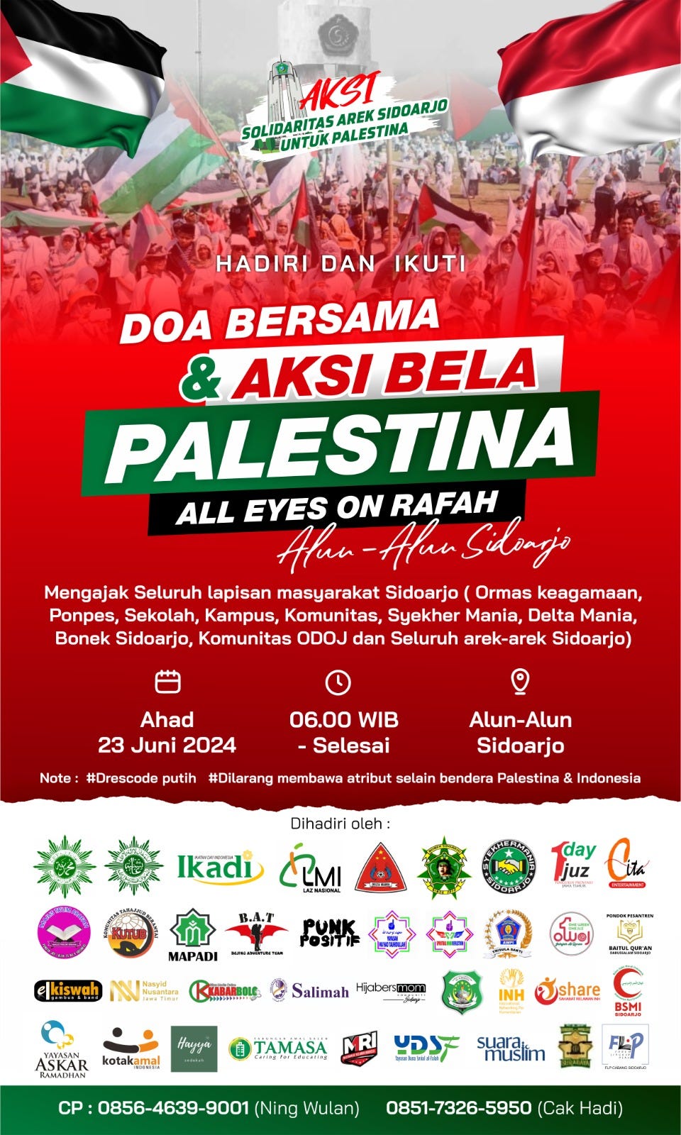 Doa Bersama dan Aksi Bela Palestina Sidoarjo | by Radit beesmart | Jun ...